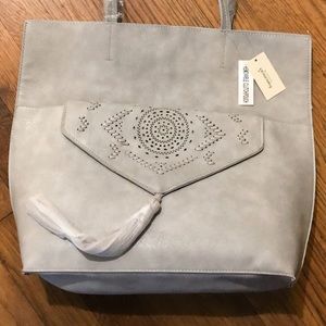 Francesca's Collections | Bags | Francescas Tote Bag W Removable Clutch ...